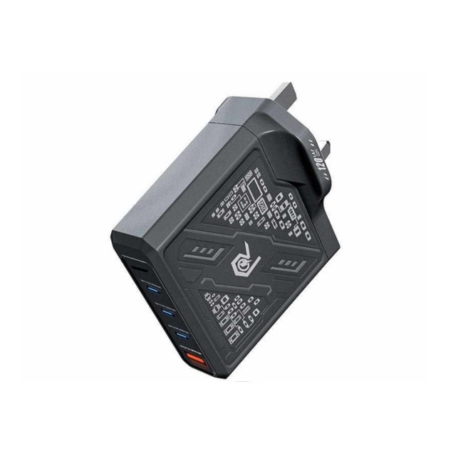 Buy Remax RP-U107 Mecha Warrior Series 120W 3C+1A GaN Folding UK ...